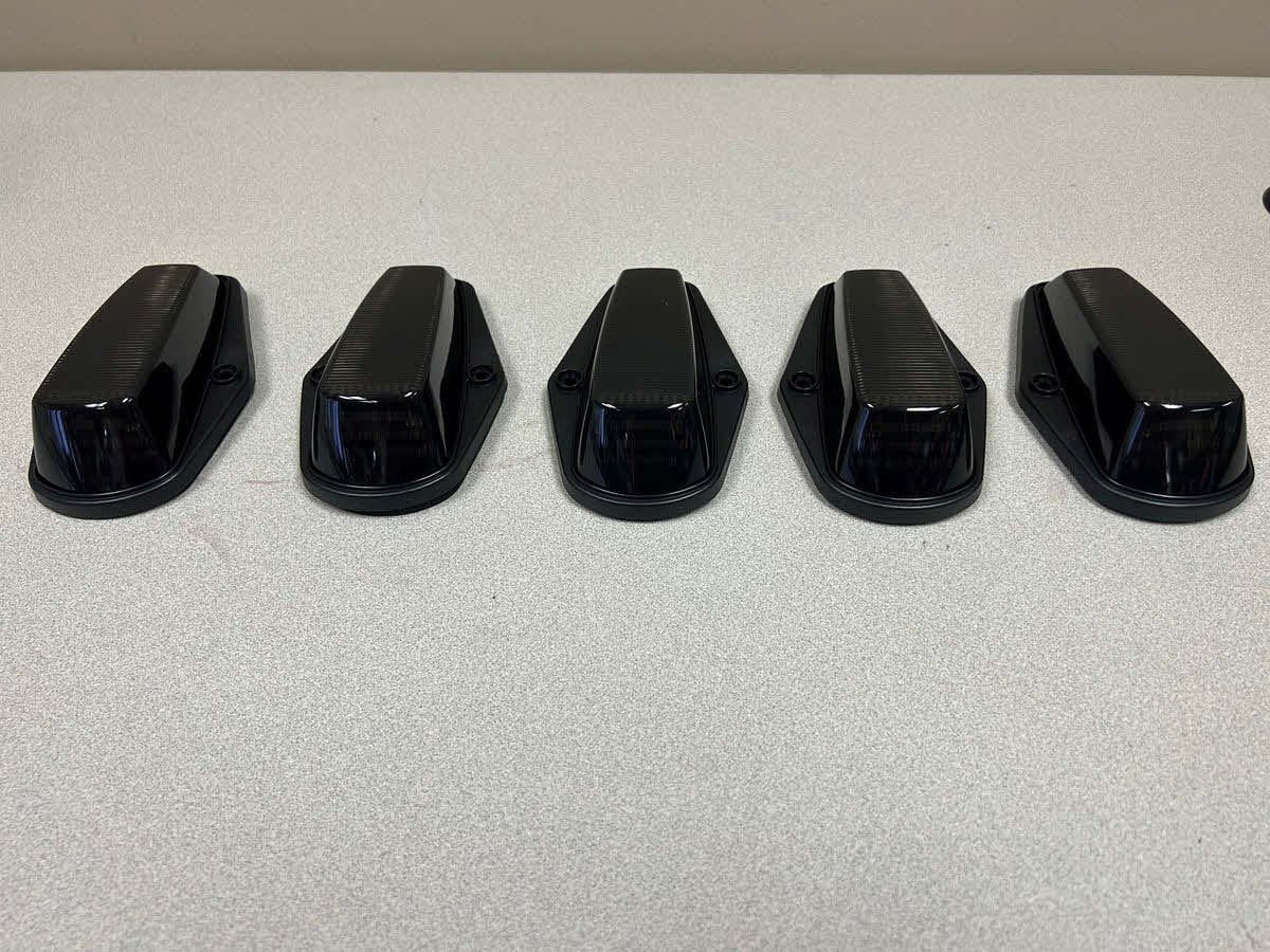 1988-98 F-Series Smoked Lens Cab roof lights with White LED's